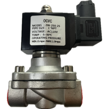 Electroválvula de 1/2 in en acero inoxidable - METVAL SAS Importador de ...